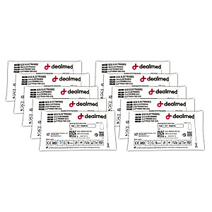 Dealmed Resting ECG Electrodes - Single Use Pads with Self Adhesive Stickers for Electrocardiogram & EKG Heart Monitoring Machines for Hospital, EMS & Medical Screening (1,000 Count)