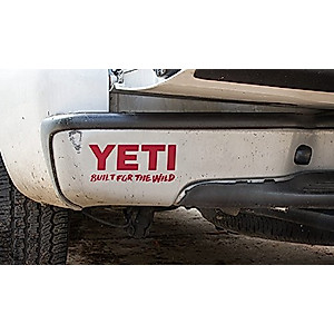 YETI Built for The Wild Window Decal Red
