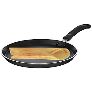 PRC Online Retail Dosa Pan/Non Stick Dosa Tawa Size- 300 mm,Thickness- 2.4mm / dosa tawa/dosa tawa non stick/dosa pan indian/dosa pan non stick,Color : Black and Brown