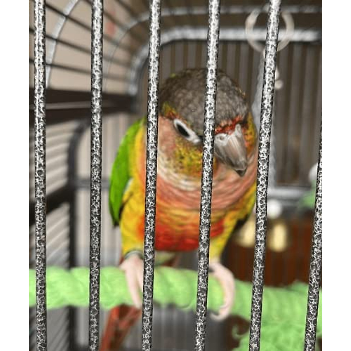Bird Stand Perch U Shape Bird Perch Stand Toy,Hemp Rope Material Parrot Stand Platform Accessories Exercise Toys for Birds and Parrots Natural Bird Cage Toys Supplies for Small Medium Birds