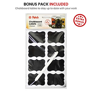 Bormioli Rocco Glass Fido Jars - 135.¼ Ounce - 4 Liter, with hinged hermetically Sealed Airtight lid for Fermenting, Canning, Preserving, With Exclusive Paksh Novelty Chalkboard Labels Set (1 Pack)