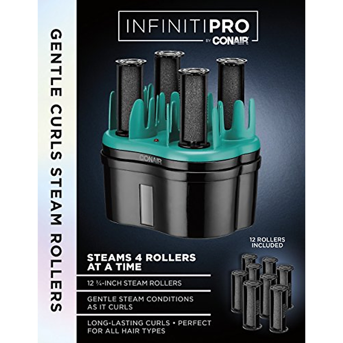 INFINITIPRO BY CONAIR Gentle Curls Steam Rollers; 3/4-inch Hot Rollers