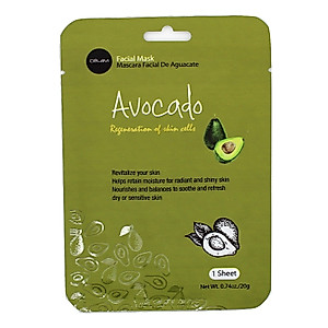 Celavi Essence Facial Face Mask Paper Sheet Korea Skin Care Moisturizing 9 Pack (Mix of 9)