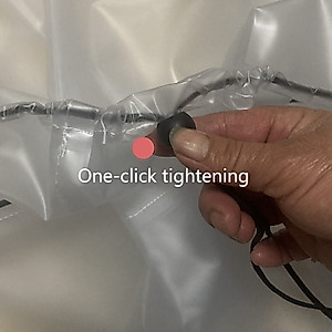 HHMAX Clear Patio Furniture Cover- Waterproof UV Resistant Rectangle PVC Fabric for Outdoor Garden Table and Chairs Dining Set Tarpaulin Sheet with Hem Cord, 43 Sizes