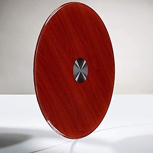 THIKK Tempered Glass Lazy Susan Turntable for Dining Table Turntable, 10mm Thick Tempered Glass Serving Plate Tabletop Rotating Serving Tray (Size : 90cm/36in)