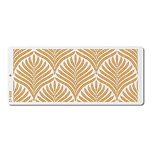 AK ART KITCHENWARE 15 PCS Plastic Airbrush Cookie Cake Stencils for Cake Decoration Fondant Decorating Stencils for Wall Painting Drawing Stencil Set Cake Tools ST-6151~6165