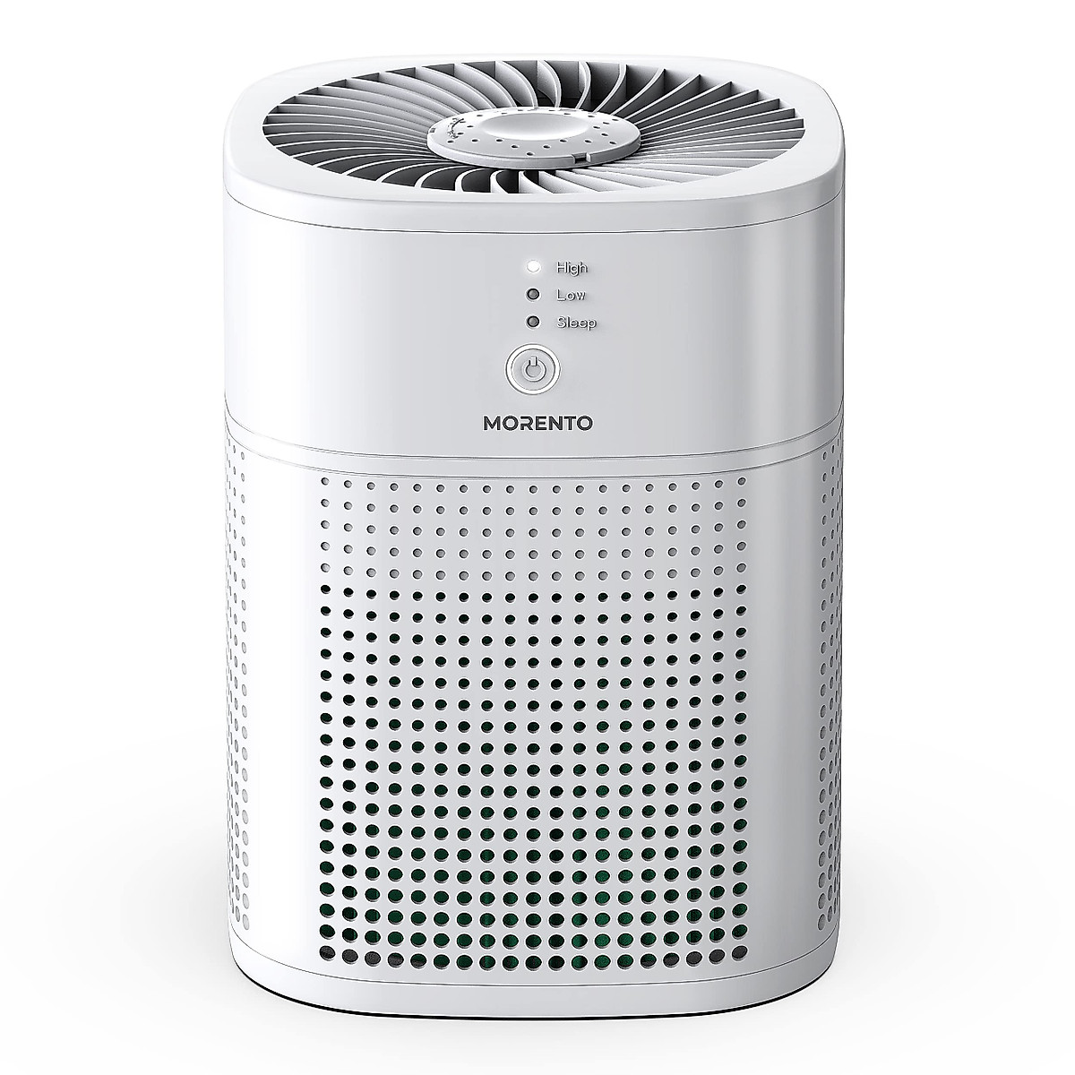 MORENTO HY4866 Air Purifiers for Large Room with HY1800 Air Purifiers for Bedroom, White