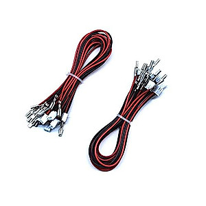 Arcity 20 Pcs Arcade Button Wires Harness Cable for Zero Delay USB Encoder PCB with 0.110inch 2.8mm Terminals Compatible with Arcade LED Buttons and Sanwa Style Buttons New,HY-PJ096-2