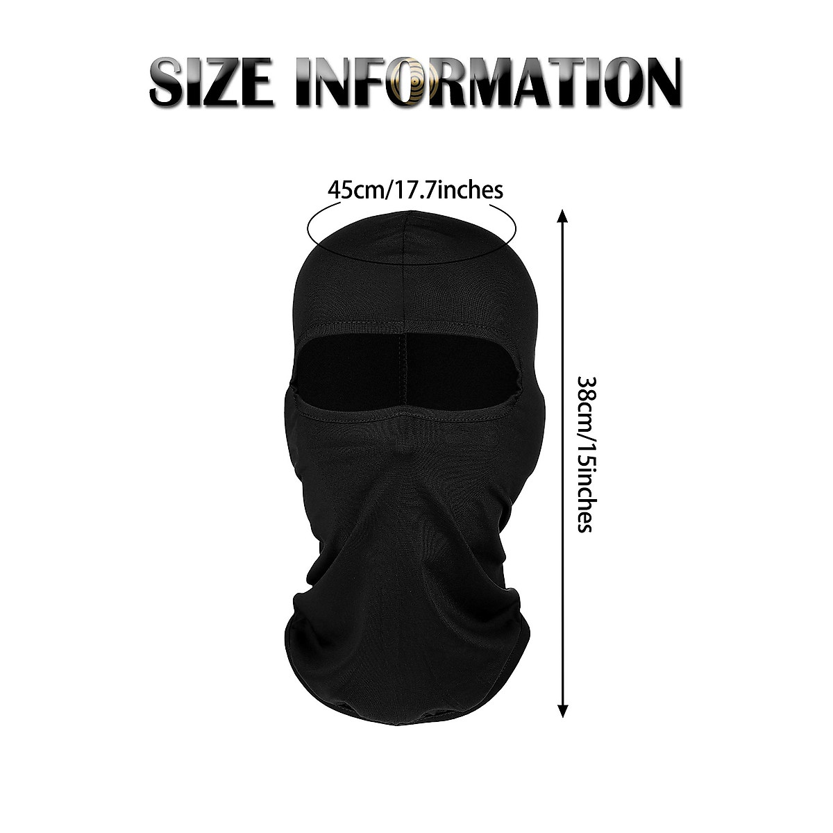 SATINIOR 8 Pcs Balaclava Face Cover Summer Face Mask UV Protection Outdoor Balaclava Windproof Sun Balaclava