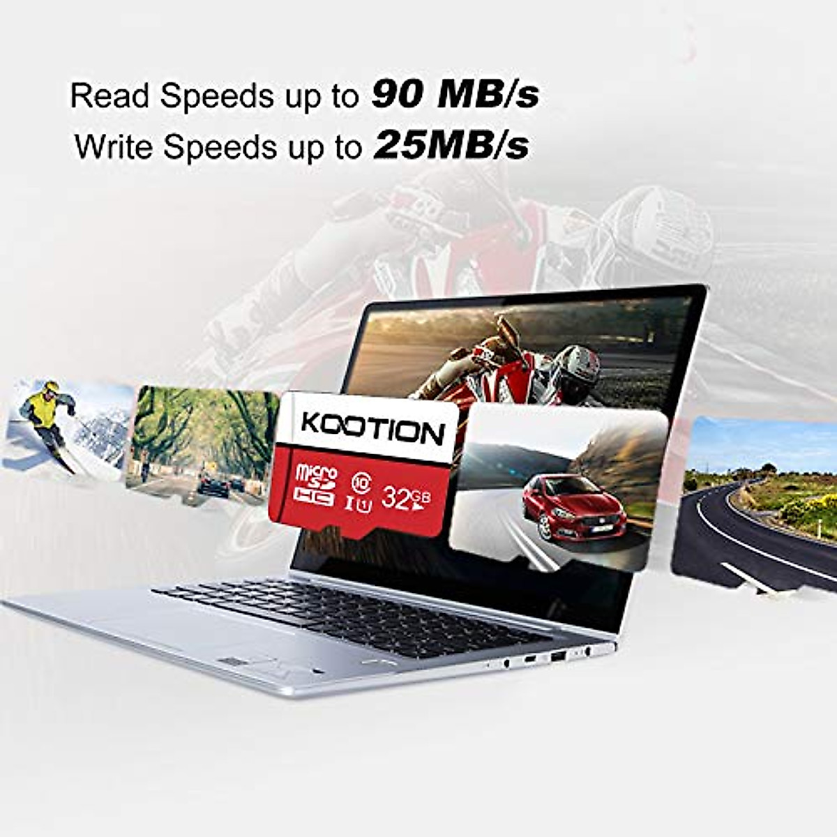 KOOTION 5 X 32GB Micro SD Card Class 10 Micro SDHC Card 32GB TF Card High-Speed Micro SD Cards 5 Pack Memory Card UHS-1, C10, U1