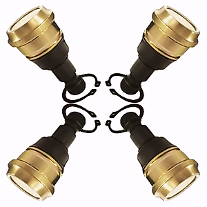 7061220 Upper and Lower Front Ball Joint Compatible with Polaris RZR 570 800 900 All Models Ranger Sportsman Scrambler Replaces 7061220 7061187 7081505 7081580 7081666 7081924 42-1037 (4 Pack)