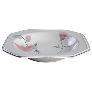 Silk Flowers by Mikasa, China Rim Soup Bowl