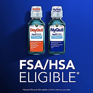 Vicks NyQuil SEVERE with VapoCOOL Nighttime Cough, Cold and Flu relief liquid, Berry, 12 Fl Oz