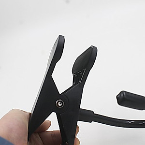 YYST Clip Style Headphone Headset Stand, Desk Headset Headphone Hanger Holder Hook Headphone Hook - Fit Thick Desk (50MM) NO Headphone !