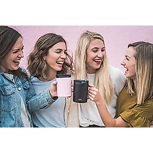 Simple Modern Tumbler Flip Lid | Reusable Replacement ONLY Fits Simple Modern, S|M | Stainless Steel Classic, Journey, Scout Travel Coffee Mug Water Bottle | Classic Collection | Midnight Black