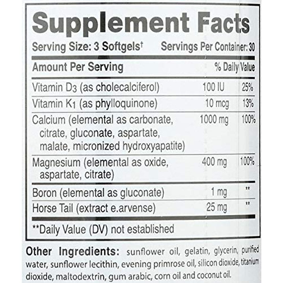 Phyto-Therapy Liquid Calcium, 1000 Mg, 90 Count