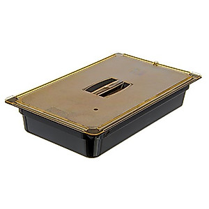 Carlisle FoodService Products 10401B03 StorPlus High Heat Food Pan, 4" Deep, Full Size, Black