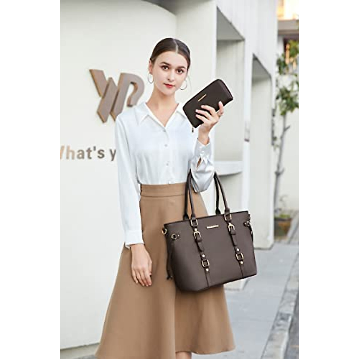 Montana West Purses and Handbags for Women Tote Purse and Wallet Set Shoulder Bag for Women 3pcs MWC3-C032WCF