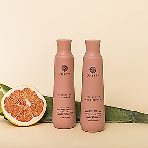 Onesta Hair Care Plant Based Thickening Shampoo for Fine and Thinning Hair, 16 Ounces (Pack of 1)