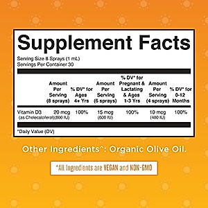 Vegan Liquid Vitamin D3 & USDA Organic Vitamin A Liquid Drops Bundle by MaryRuth's | Immune Support | Eye Health | Skin Health | Sugar Free | Vegan | Non-GMO | Gluten Free.