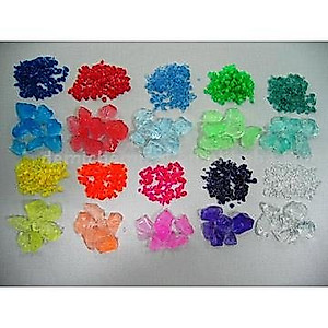 Malibu Sand ;7 Packs; 14g/pkg (Yellow,red,purple, Pink, Green,orange and Clear)+Includes (1) Crystal Soil Disney(tm) Character.