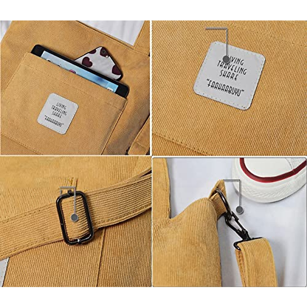 Tote Bag Women Cute Hobo Bag Satchel Bag Shoulder Bag College Bag Travel Bag Crossbody Bag Corduroy Tote Handbag 2023