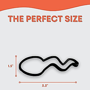 Sperm Cookie Cutter with Easy to Push Design (5 inch)