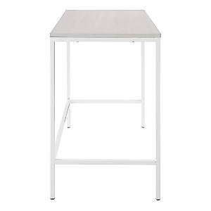 OSP Home Furnishings Contempo 42-Inch Desk, White