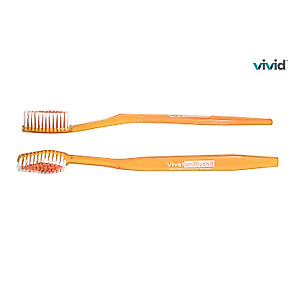 Vivid UniBrush I, 100 Pack Corded Electric Toothbrushes for Adults, Individually Wrapped