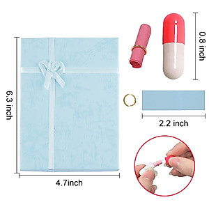 Capsule Message Love Note Pills, 100PCS Couples Secret Gifts Letter Gift for Wife Husband Gilfriend Boyfriend Valentine Day Birthday Christmas Anniversary Long Distance Relationships Gift