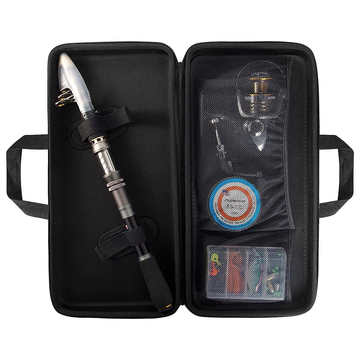 PLUSINNO Telescopic Fishing Rod and Reel Combo, 102Pcs Fishing Lures Baits Tackle