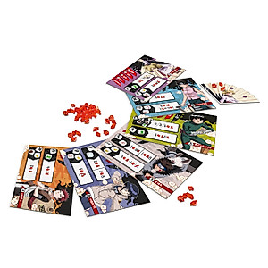 Japanime Games Naruto Ninja Arena Complete Set | from The Creator of 7 Wonders Duel | Epic Roll and Clash Ninja Action | 1-4 Players | Ages 10+ | 15-30 Min Play Time | Includes Bonus Characters