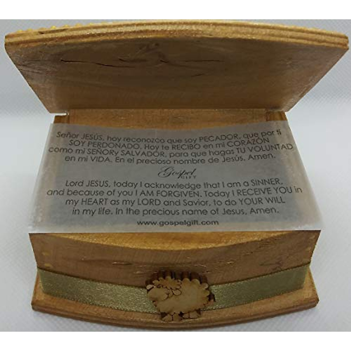 Christian Gifts Handmade Blessings Box Inspirational Faith Based Promise Scripture Bilingual Card Box Women Gift Cajitas de Promesas Regalos Cristianos Decoration Box