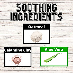 Soothing Oatmeal Bath Soak - 100% Natural - Eczema, Psoriasis, Diaper Rash, Skin Irritations 24 oz - Oats Garden