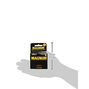Trojan Magnum Lubricated Condoms, 3 Count