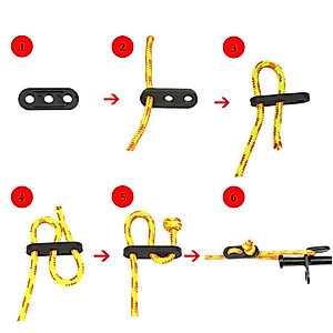 ZZLZX 30PCS Tent Wind Rope Buckle Fastener Plastic Cord Tensioners Rope Adjuster for Outdoor Activities Camping Hiking Picnic