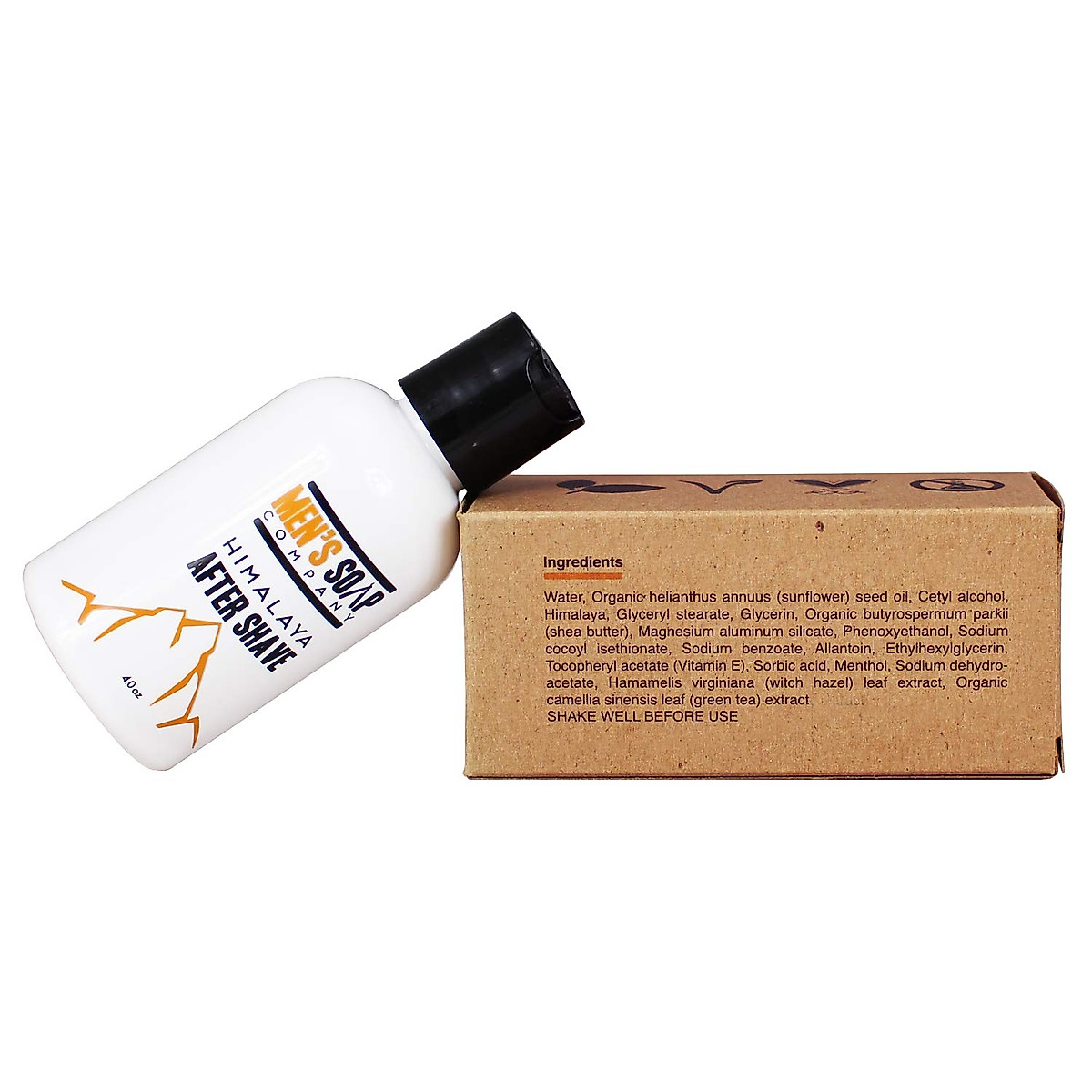 Aftershave for Men 4.0 oz After Shave Balm Made With Organic and Natural Vegan Plant Ingredients - Post Shave Lotion for Sensitive Skin Eliminates Razor Burns, Calms Irritation & Cools Skin, Himalaya