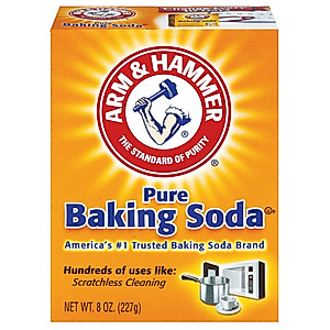 Arm & Hammer Pure Baking Soda, 8oz, Pack of 2
