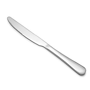 LOUVI Stainless Steel 12-Piece Dinner Knives Set, Table Steak Knives set for 12 (Silver 9 Inches)
