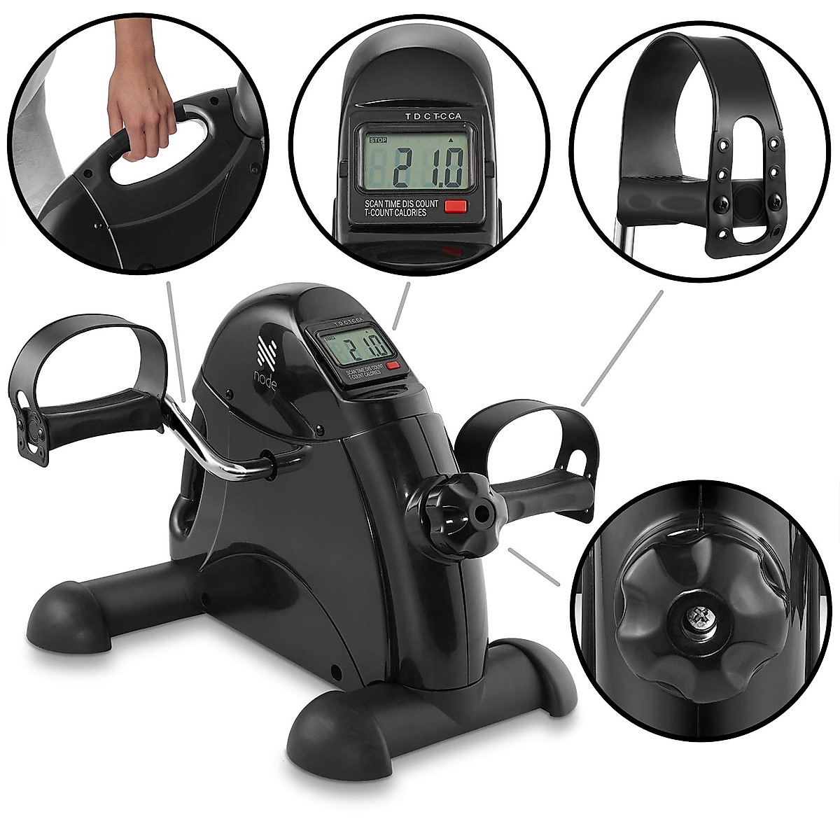 Node Fitness Under Desk Exercise Bike Pedal Exerciser