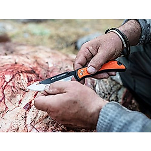 OUTDOOR EDGE 3.0" RazorLite EDC Knife. Pocket Knife with Replaceable Blades and Clip. Hunting Knife for Skinning Deer. Blue with 4 Blades