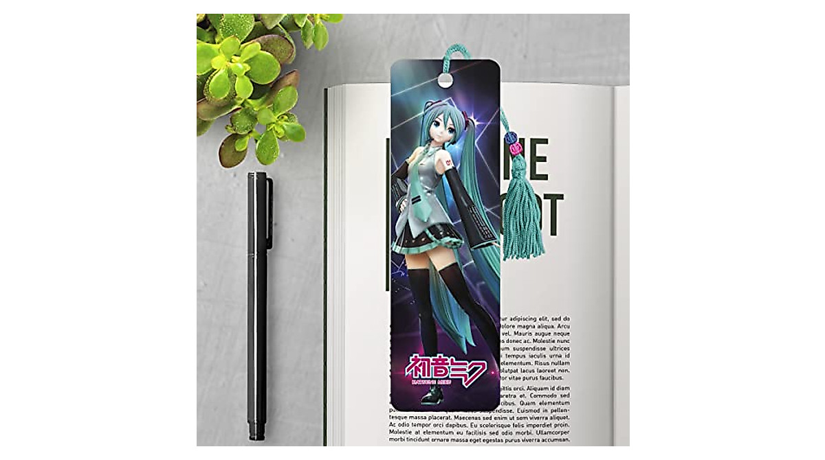 Hatsune Miku Bookmark - Stylish Anime Stationery for Readers