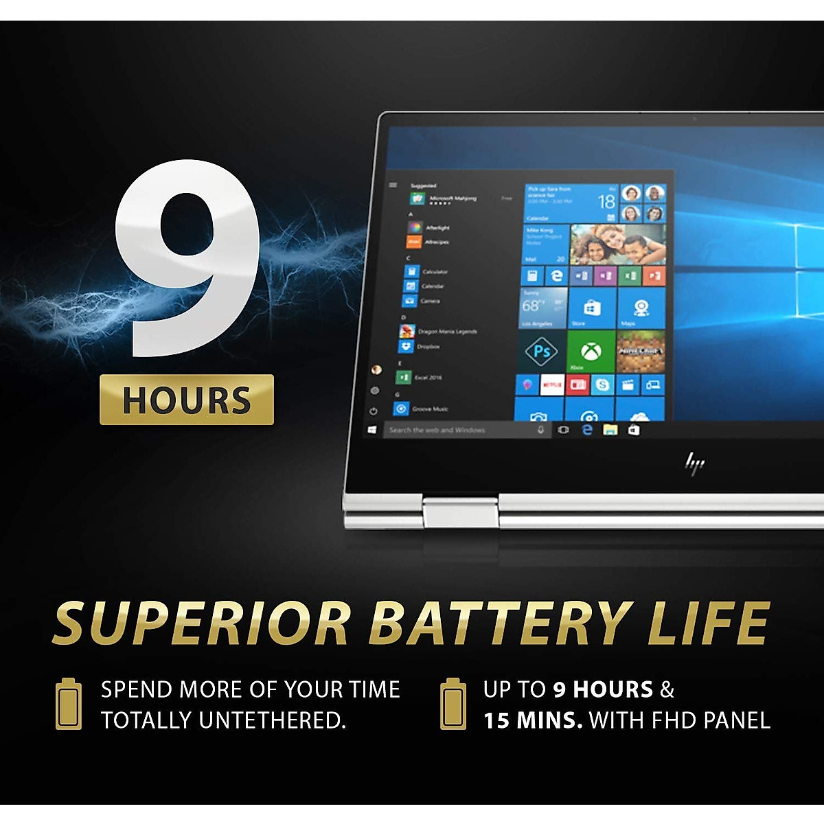 Newest HP Envy x360 15t Touch Quad Core with Stylus Pen, Intel i7, FHD IPS Micro-Edge WLED, HP Warranty, Windows 10, Bang & Olufsen 15.6" Convertible 2-in-1 Laptop PC (16GB DDR4, 1TB PCIe NVMe SSD)