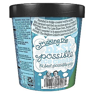Ben & Jerry's Americone Dream Vanilla Ice Cream Pint Non-GMO 16 oz