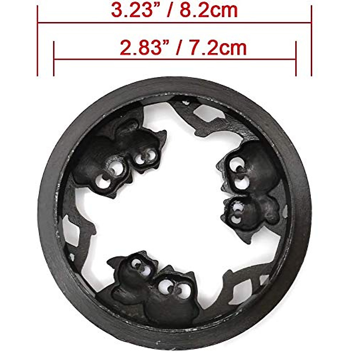 Candle Toppers Jar Candle Accessories - Shades Sleeves for Jar Candles FRSHALOUIS(Owl)