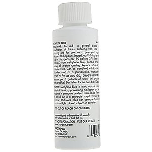Kordon Methylene Blue Disease Preventative – Safe for Freshwater & Saltwater Aquariums, Prevents Fungal Infections & Treats Parasites, Reduces Fish Stress, 4-Ounces