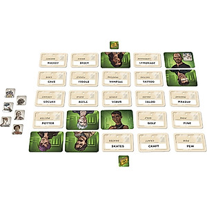 Codenames bundle Set with Codenames and Codenames Duet by Czech Games (2 items)