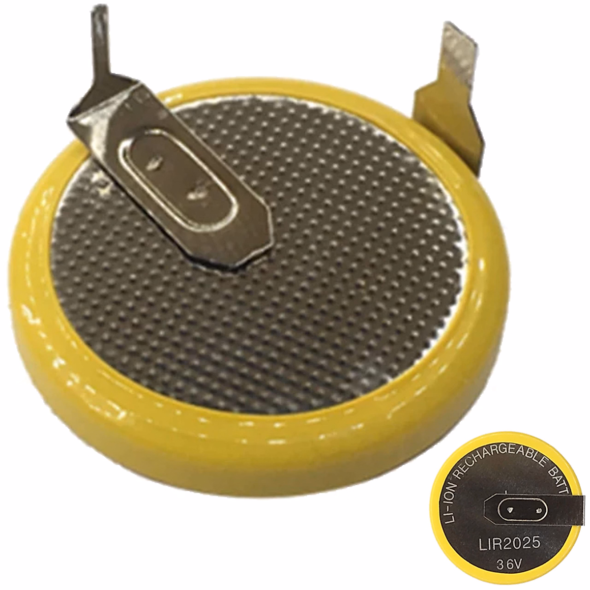 for 1996-2012 Remote Key FOB Battery LIR2025 (90 Degrees) Compatible with BMW Mini Cooper 3, 5, 7 Series, M3, M5, M6, Z3, Z4, Z8, E63 E38 E83 E53 E36 E85 (FCC ID: LX8FZV, LX8 FZV) – with Instructions