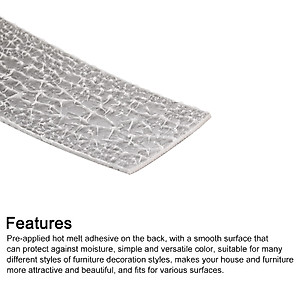 uxcell Edge Banding, 3/4 inch x 9.84ft Pre-Glued Wood Veneer Edging Iron-on Flexible Edge Banding for Cabinet Repair Furniture Restoration, Brown