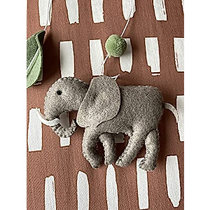 Sorrel + Fern Baby Crib Mobile - Safari Adventure (Elephant, Lion & Giraffe) - Nursery Decoration Ceiling Mobile and Baby Shower for Boys - for Boys & Girls